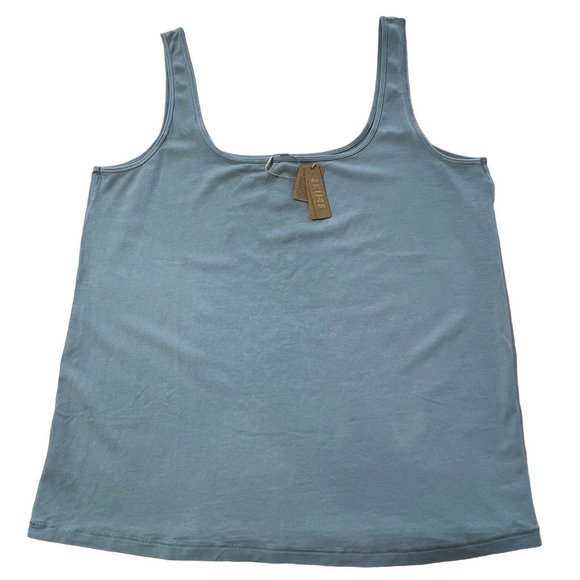 SKIMS | Tops | Skims New Vintage Scoop Neck Tank Denim Womens 4x | Poshmark